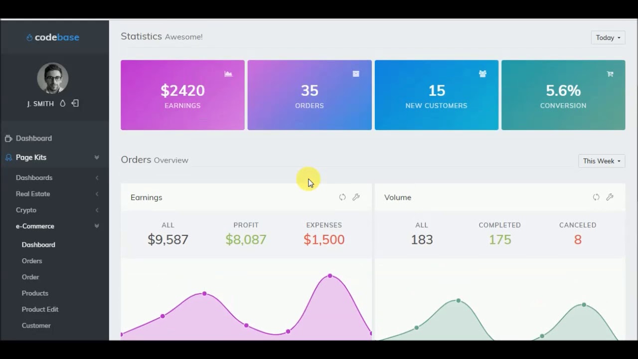 Codebase - Bootstrap 4 Admin Dashboard Template & Laravel Starter Kit
