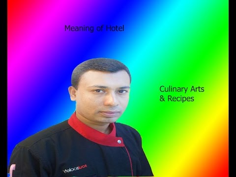 meaning of hotel