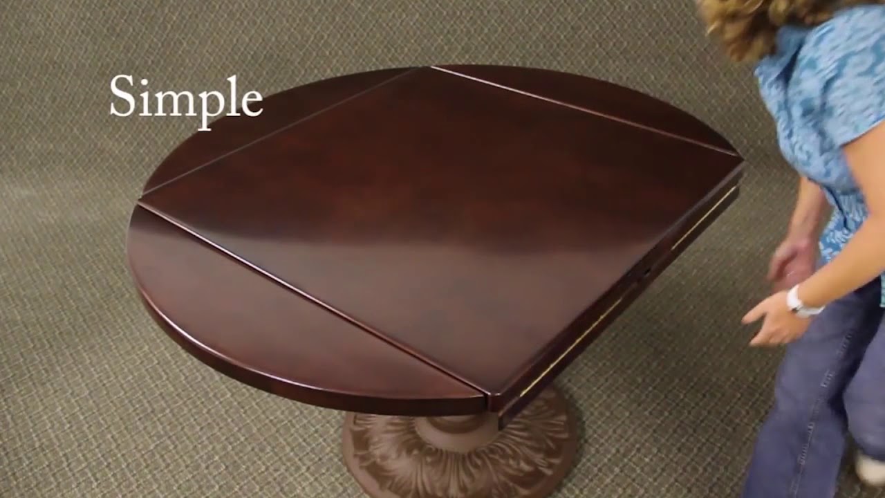 Table Topics Drop Leaf Mechanism