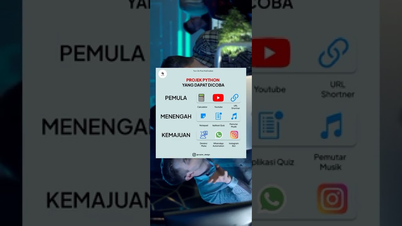 Project Python yang dapat dicoba #programmer #coding #python #shorts