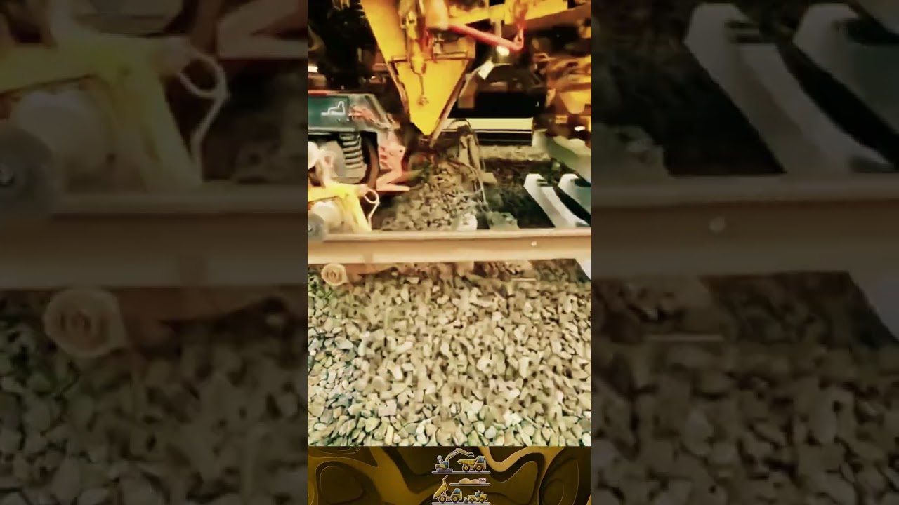 Track Renewal Train | Amazing Railway Track Laying Machine #shorts #tiktok #railway