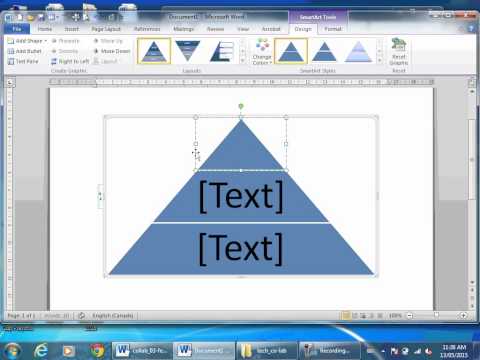 How To Use SmartArt Function in MS Word