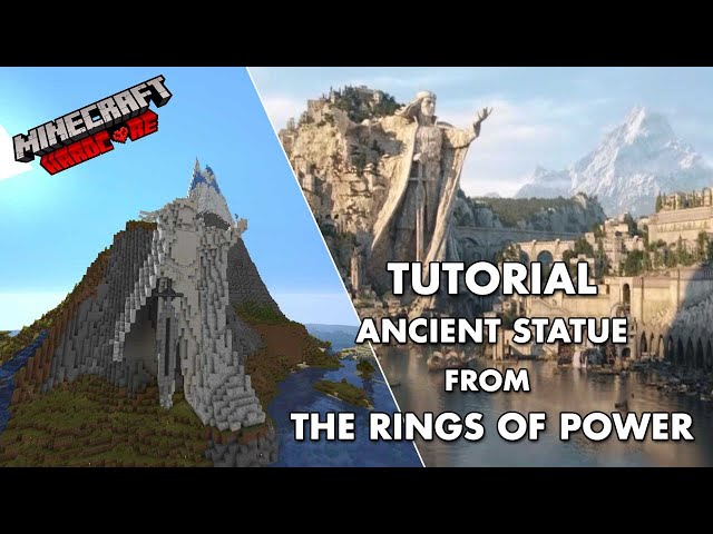 The Rings of Power Statue Minecraft Map