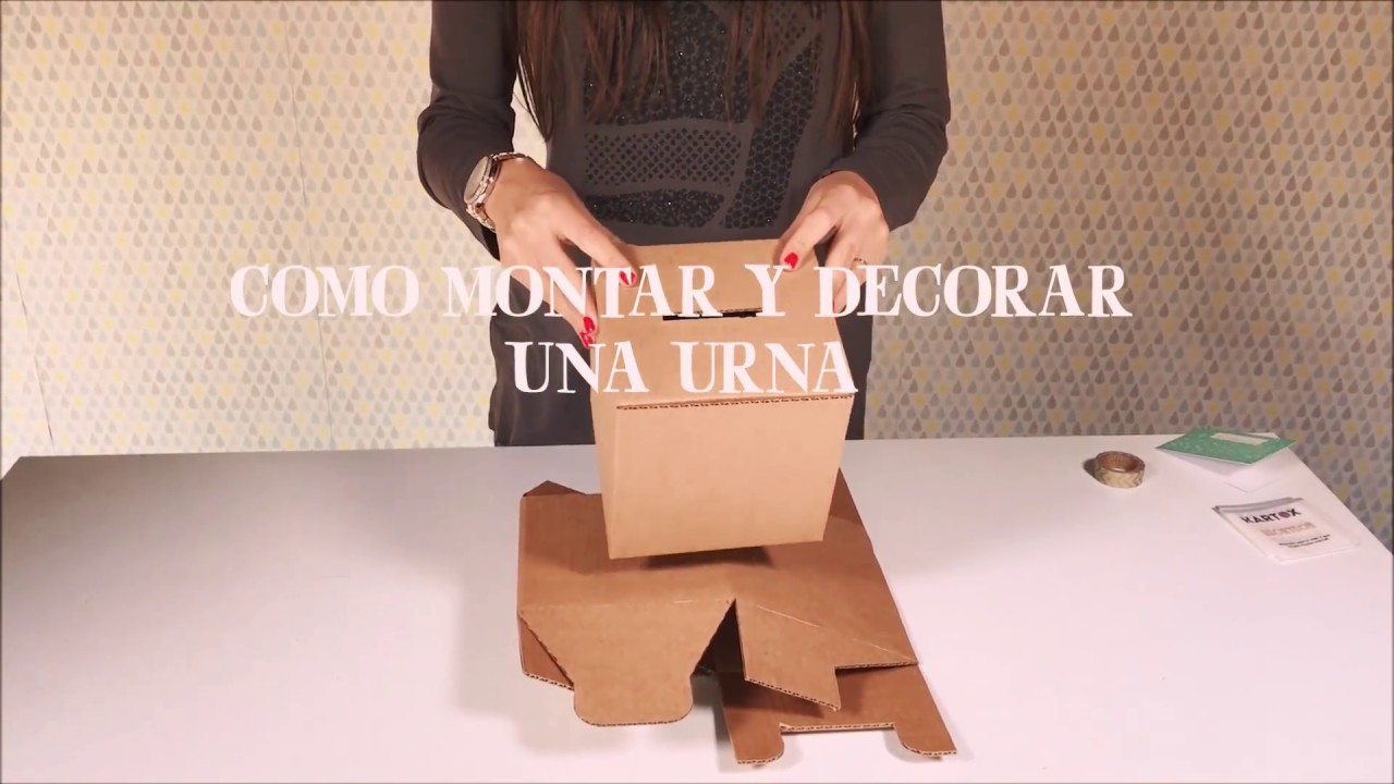 COMO MONTAR Y DECORAR UNA URNA