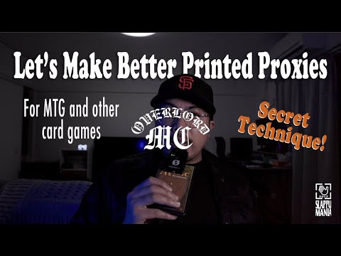 How to Make Better Printed Proxies for Magic Cards (Step-by-Step Guide)