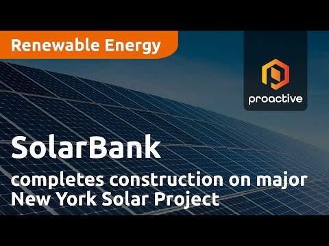 SolarBank completes construction on major New York solar project for titan Honeywell