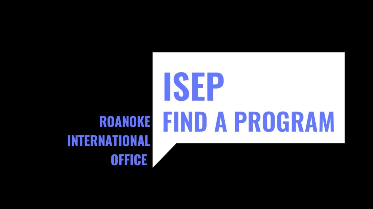 ISEP: How to find a program