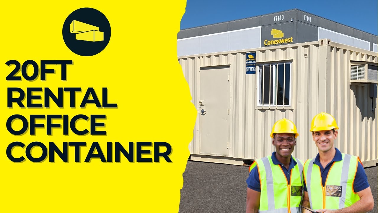 20 Foot Shipping Container TRANSFORMED into Modern Office