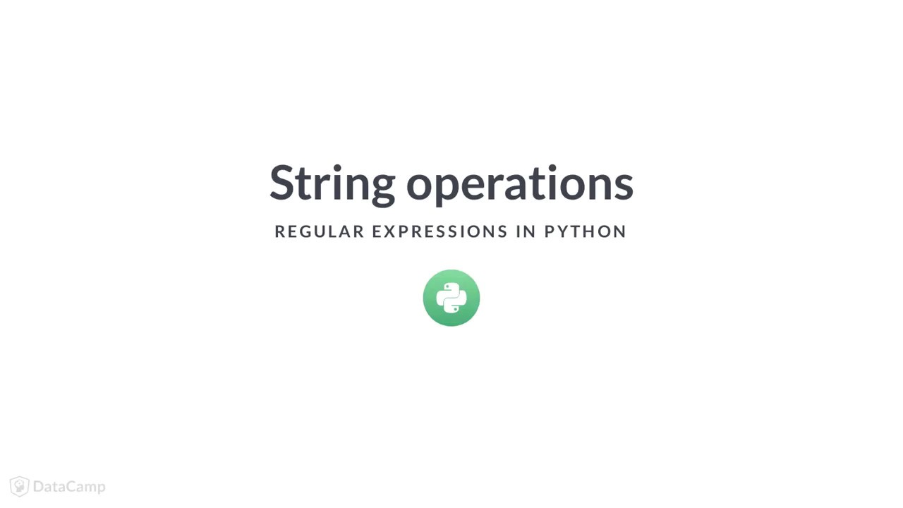 Python Tutorial: String operations