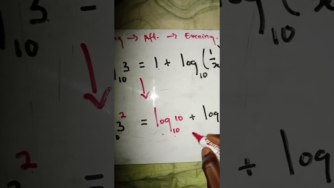 Best Rule In Logarithmic Equations | Use THIS! | #shorts