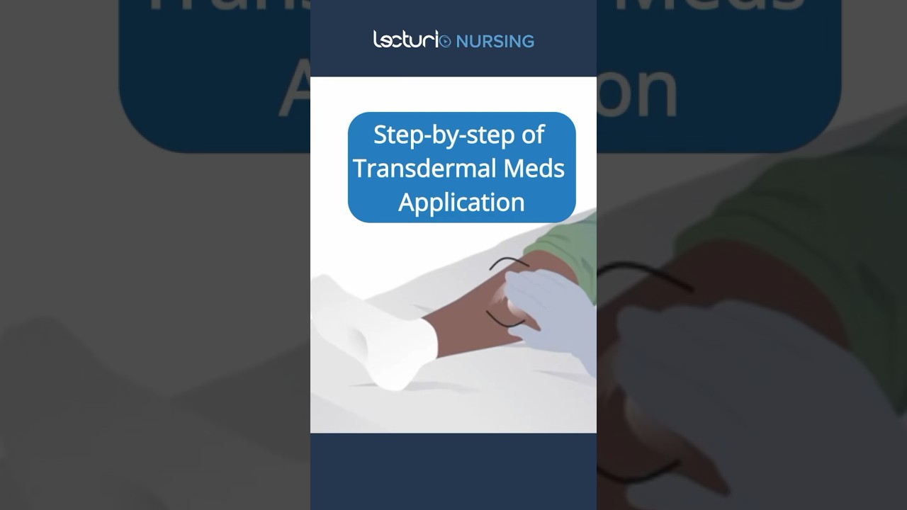 📋 Step-by-Step Guide to Transdermal Patches! #NursingEducation #MedicationSafety #nclexrn