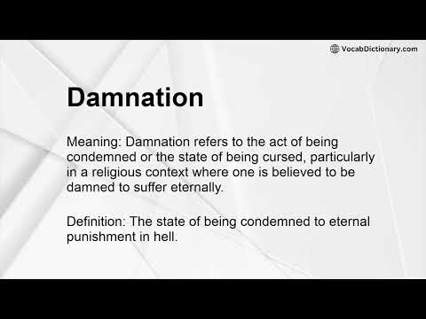 Damnation Meaning