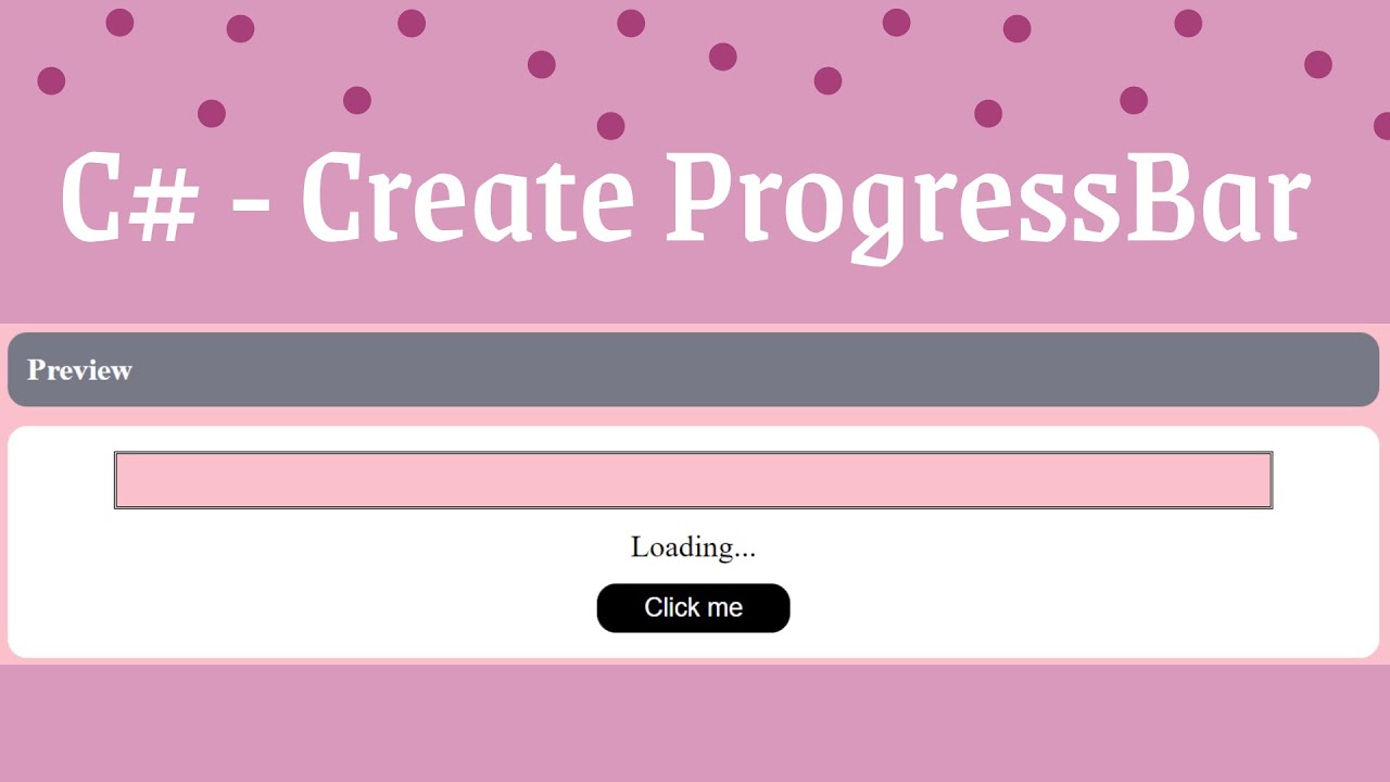 [C# WPF] - Create ProgressBar so cute