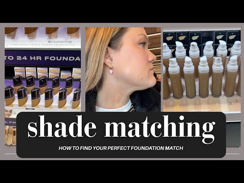 How to Pick the Right Foundation Shade - Live Shade Matching at Sephora