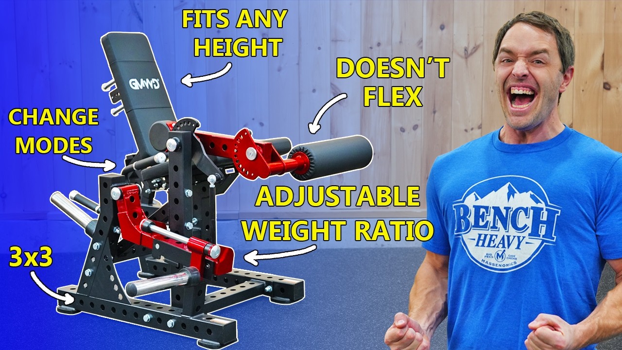 The Leg Ext/Curl With a Game Changing Feature - GMWD LE08 Review