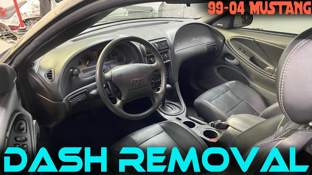 How to remove 99-04 Ford Mustang Dash - New Edge -