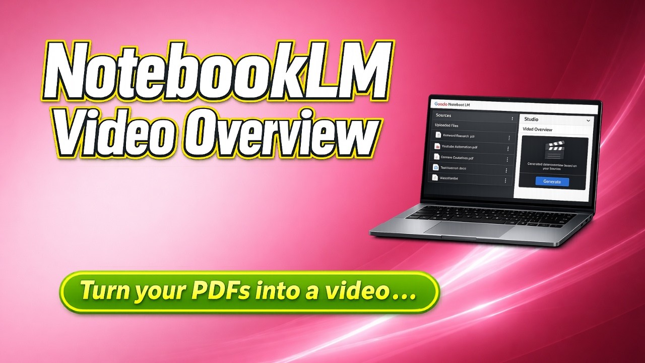NotebookLM Video Overviews (2026): Turn Your PDFs into a Video Walkthrough (Best Use Cases)