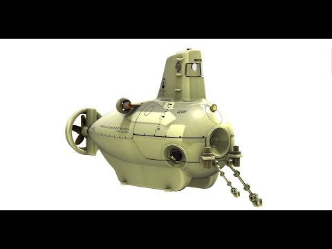 🚁 Alvin Deep Sea Submersible・Free 3D File for ・Cults