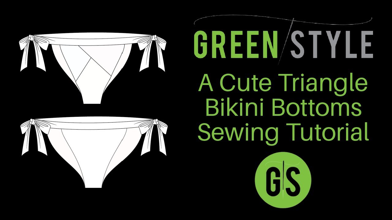 A Cute Triangle Bikini Bottoms Sewing Tutorial