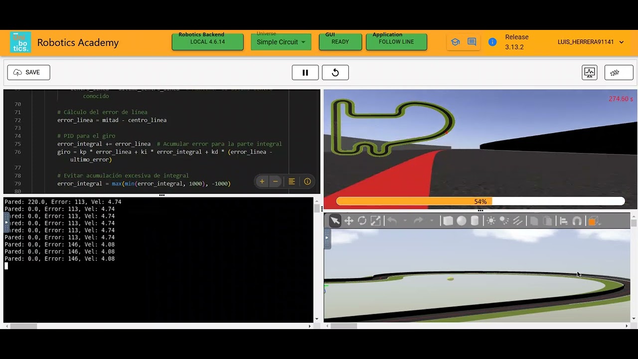 Line Follower Algorithm - Academy: Mobile Robotics - Unibotics