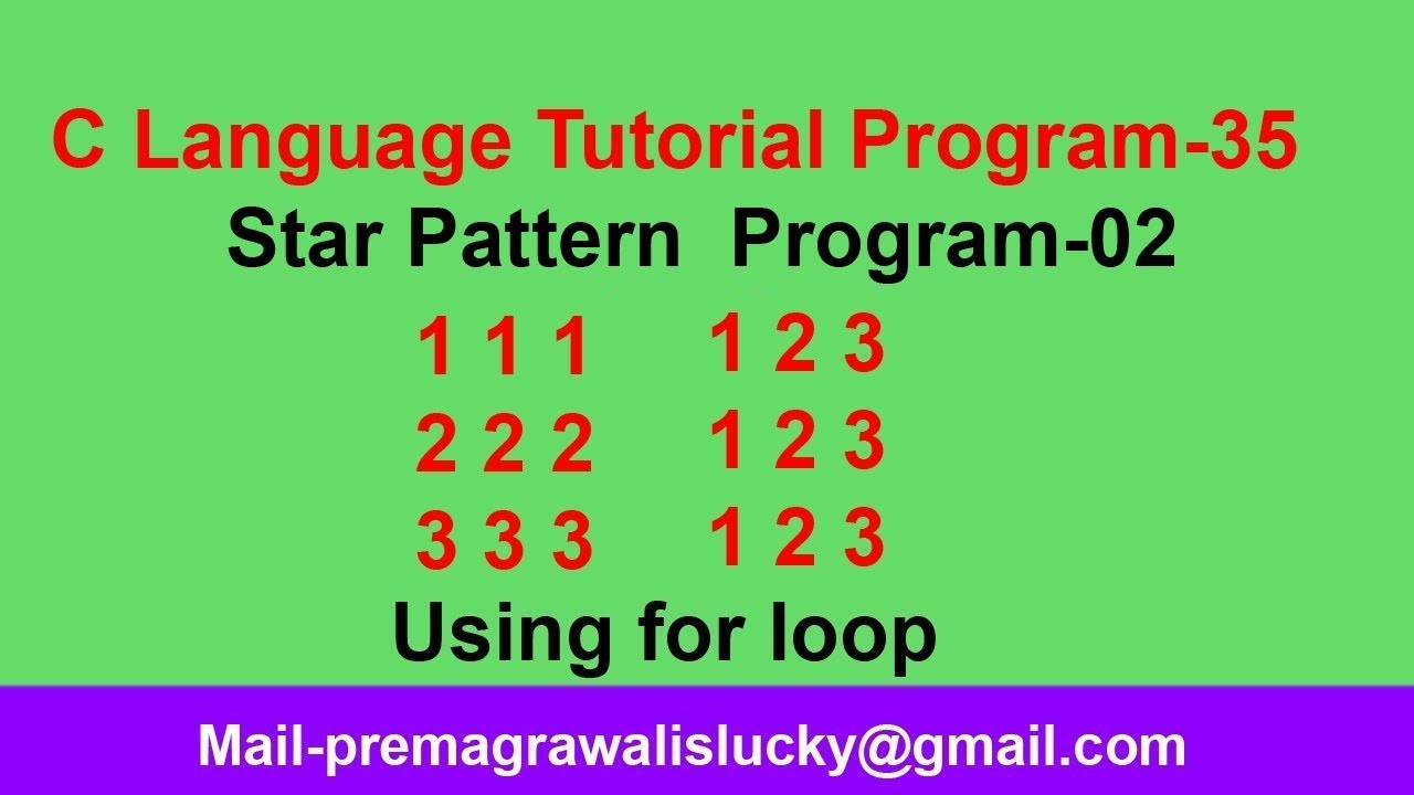 Star Pattern In C programming| Program-35 |star pattern program-02