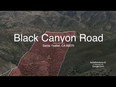 Mesa Grande Property on Black Canyon Road
