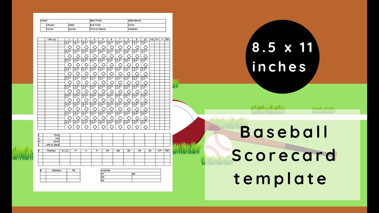 How to create baseball scorecard with powerpoint