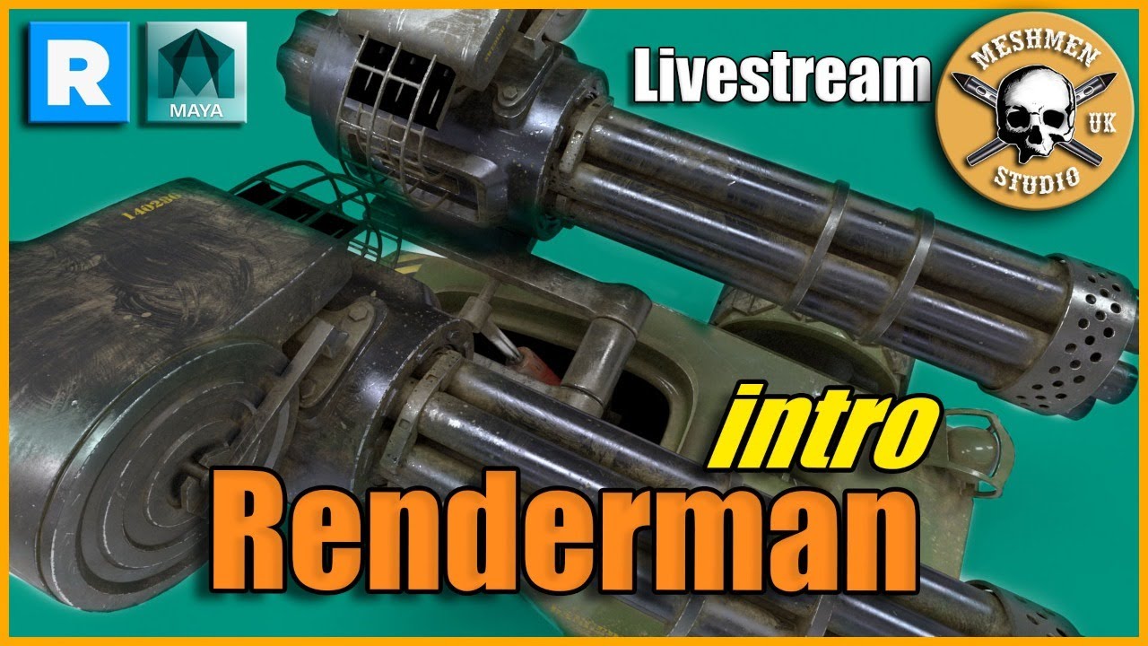 Renderman introduction | Livestream