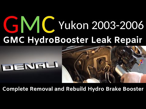 2005 GMC Yukon Denali XL 6.0 - 1,600 - AWD - How to Remove and Rebuild Hydro Brake Booster DIY