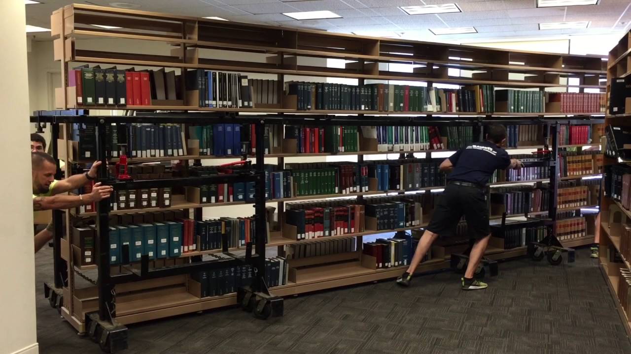 Moving a Great Big Shelf Of Books