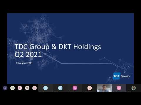 TDC A/S and DKT Holdings ApS Interim Financial Report Q2 2021