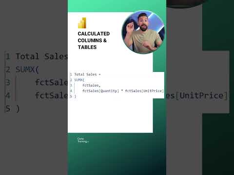 Calculated columns in Power BI