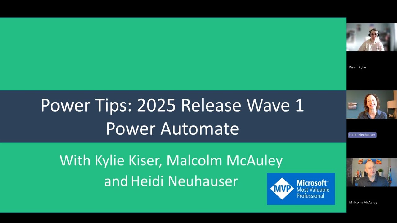 Power Automate 2025: Top Tips for Release Wave 1 Insights