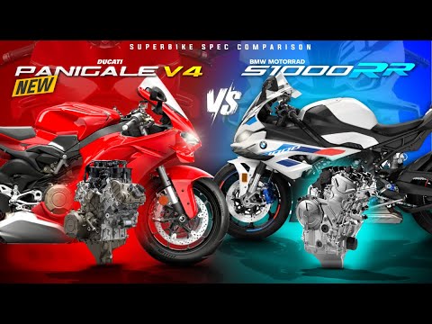 2025 Ducati Panigale V4 vs BMW S1000RR ┃ Superbike Spec Comparison