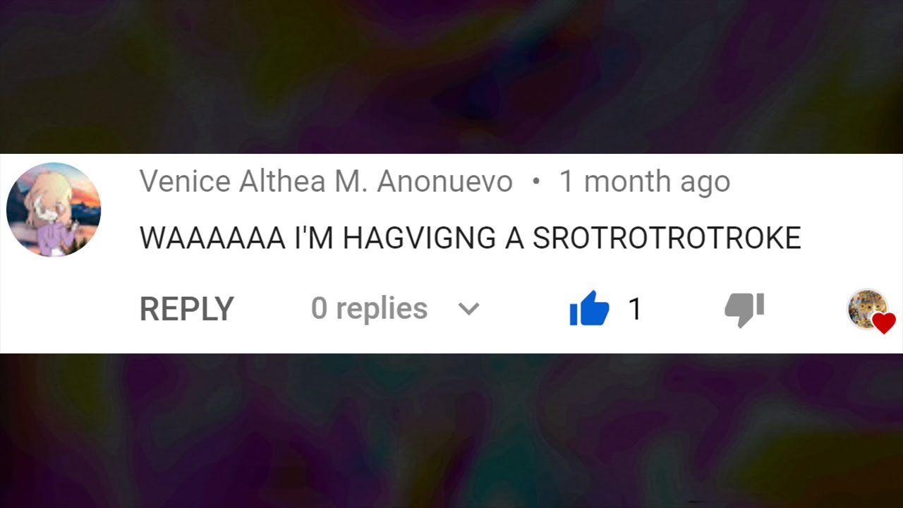 My Comment Section in a Nutshell 14