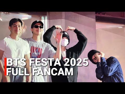 All BTS Members at j-hope Final Concert FULL FANCAM Jungkook, V Jimin, RM Jin & Suga BTS Festa 2025
