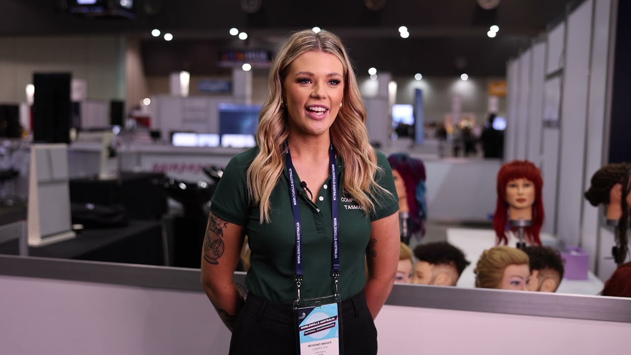 Interview with Hairdressing Competitor McKenzi Maher | 2021 WorldSkills  National Championships