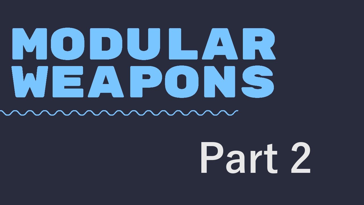 Unity Modular Weapons Tutorial Part 2 - First Person Controller & Weapon Model