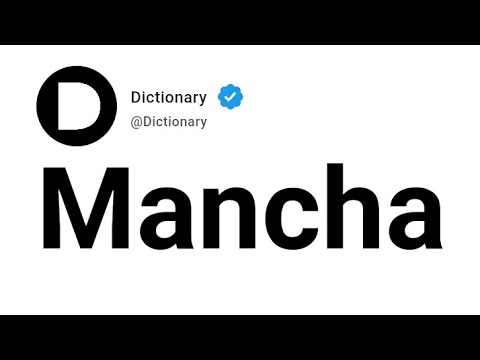 Mancha Significado En Inglés