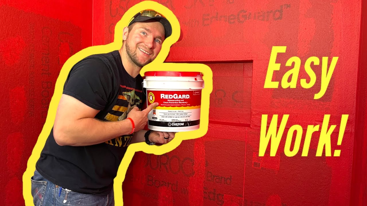 How to: RedGard. Shower system Prep.