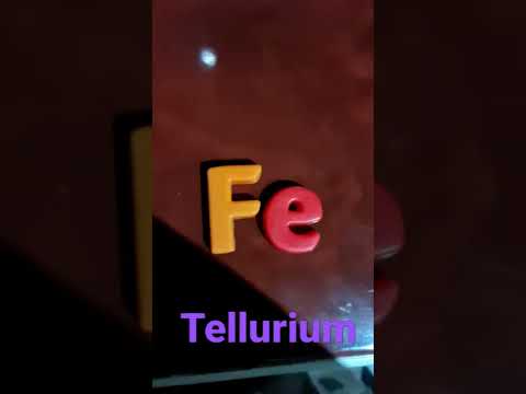 Science Periodic Table Part 52 (Telerium and Yttrium, Iron, and Aluminum is here for the band)