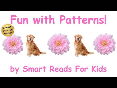 Learn Patterns for kids using nature AB, AAB, ABB, ABC, AABB, and ABCD patterns for kids to predict