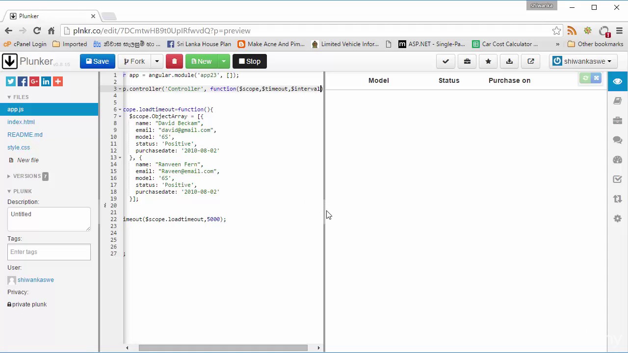 Learn AngularJS x23 Work with timing interval and timeout