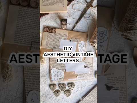 Aesthetic vintage love letter 💌 ✨🦋 #diy #aesthetic #lettering