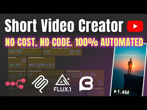 This AI agent automates faceless short videos - n8n NO CODE tutorial (Flux, Chatterbox)