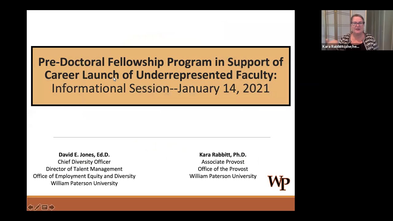 Pre-Doctoral Fellowship Program Informational Session