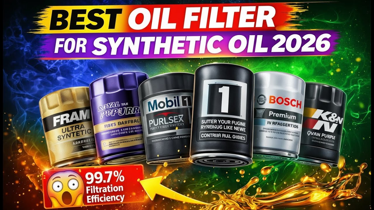 Best Synthetic Oil Filters 2026 👌 Top 5 That Protect Engines for 10,000–20,000 Miles