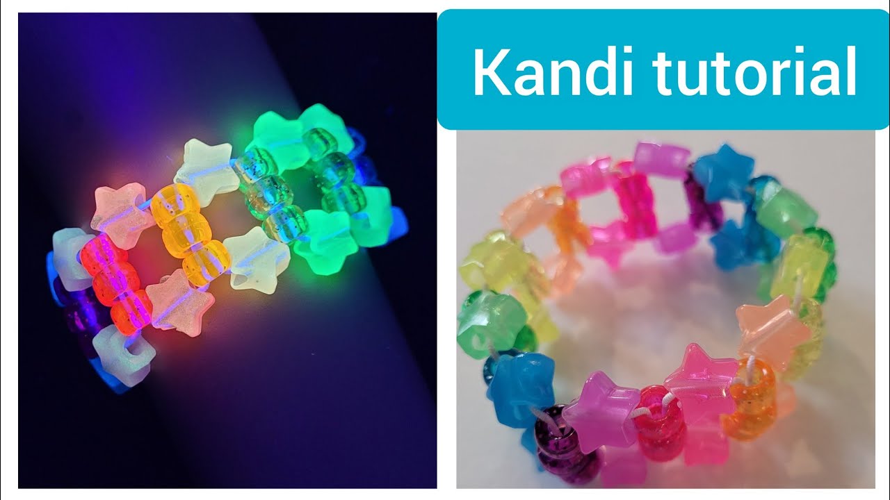 Star ladder kandi cuff tutorial
