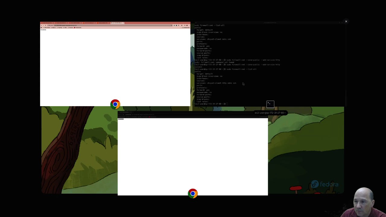 2025 Linux Admin - Installing Apache HTTPD and setting up an OS based firewall using Firewalld