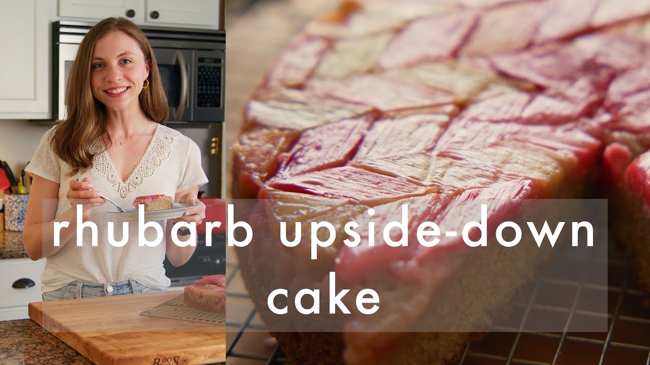 Rhubarb Upside-Down Cake
